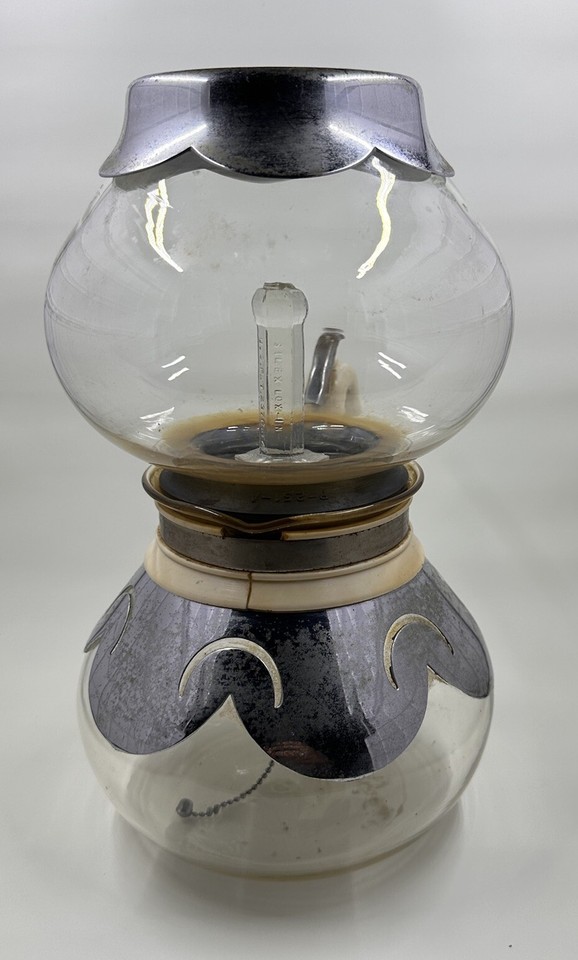 Vintage 1930s Pyrex Silex Double Bubble Percolator Coffee Pot Maker ...