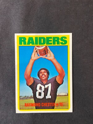 Pack Fresh 1972 Topps Football Est NM (see descr) #143 Raymond Chester ...
