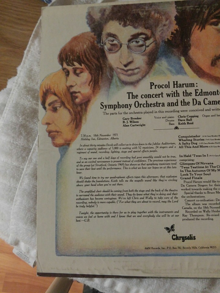 PROCOL HARUM - Live In Concert With Edmonton Symphony Orchestra ...