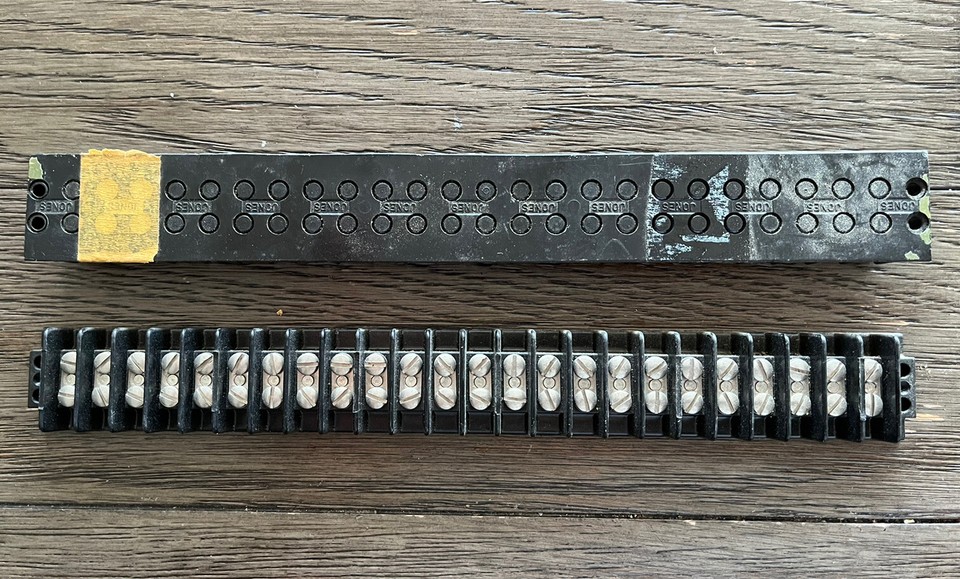 Jones 24 Position Double Row Terminal Barrier Board Two Boards | eBay