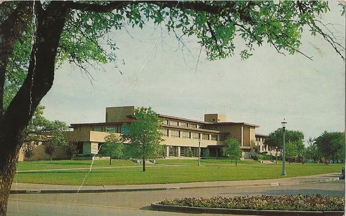 TX Texas A & M College Memorial Student Center "Living Room" Vintage ...