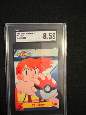 1999 Topps Pokemon TV -TV3 Misty Black Logo SGC 8.5🔥 | eBay