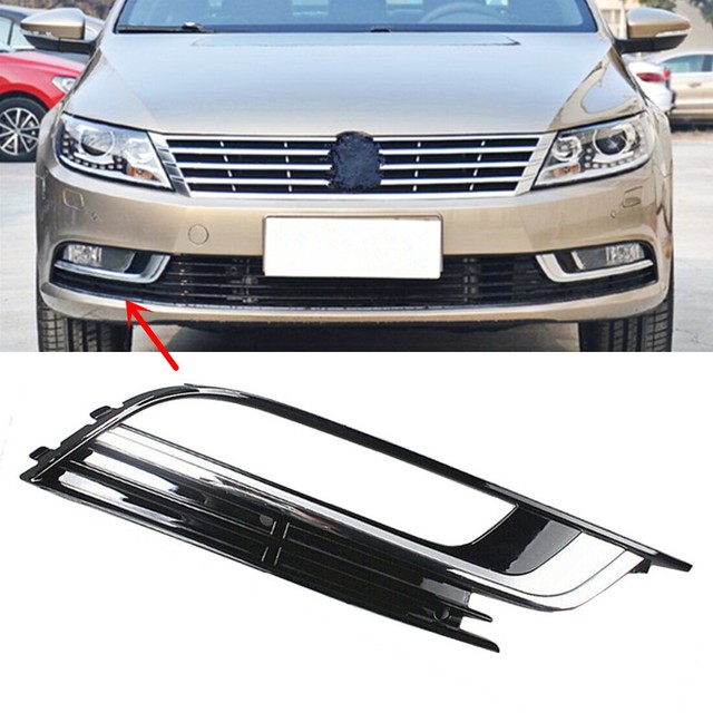 for VOLKSWAGEN CC Right Front Bumper Fog Light Lamp Grill Plate 3c8 854 ...