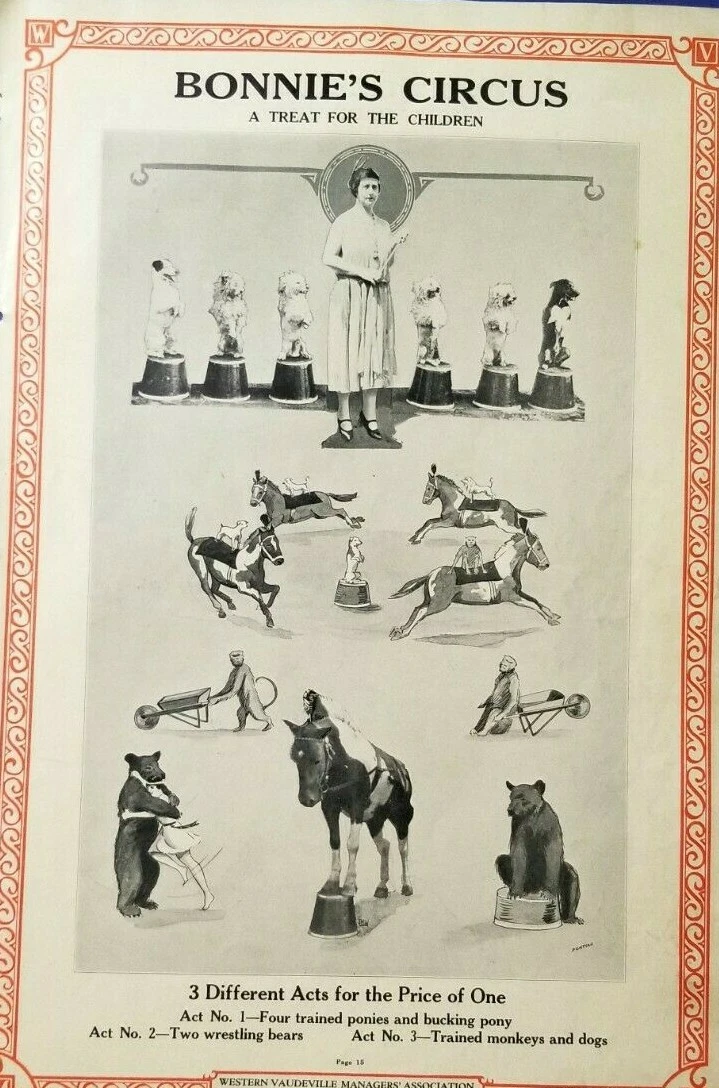 Vaudeville Circus Poster