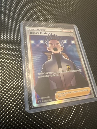 Pokémon Sword And Shield Blackstar Promo Boss’s Orders (Cyrus) SWSH251 ...