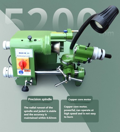 U2 Universal cutter grinder sharpener for end mill/Twist drill/lathe ...