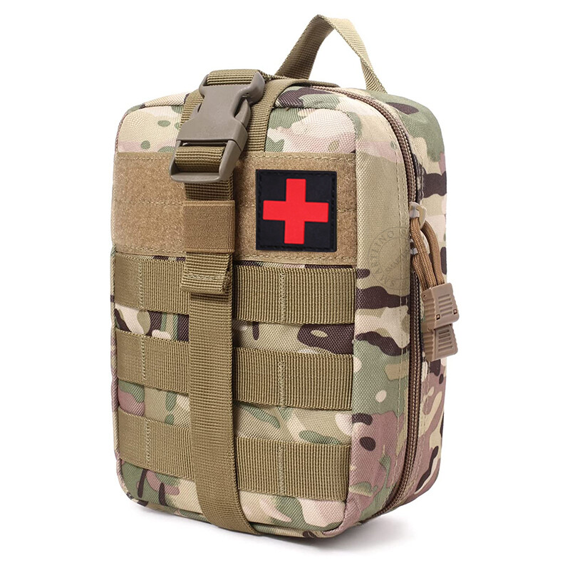 Tactical First Aid Kit Medical EMT Bag Emergency Survival Molle IFAK ...