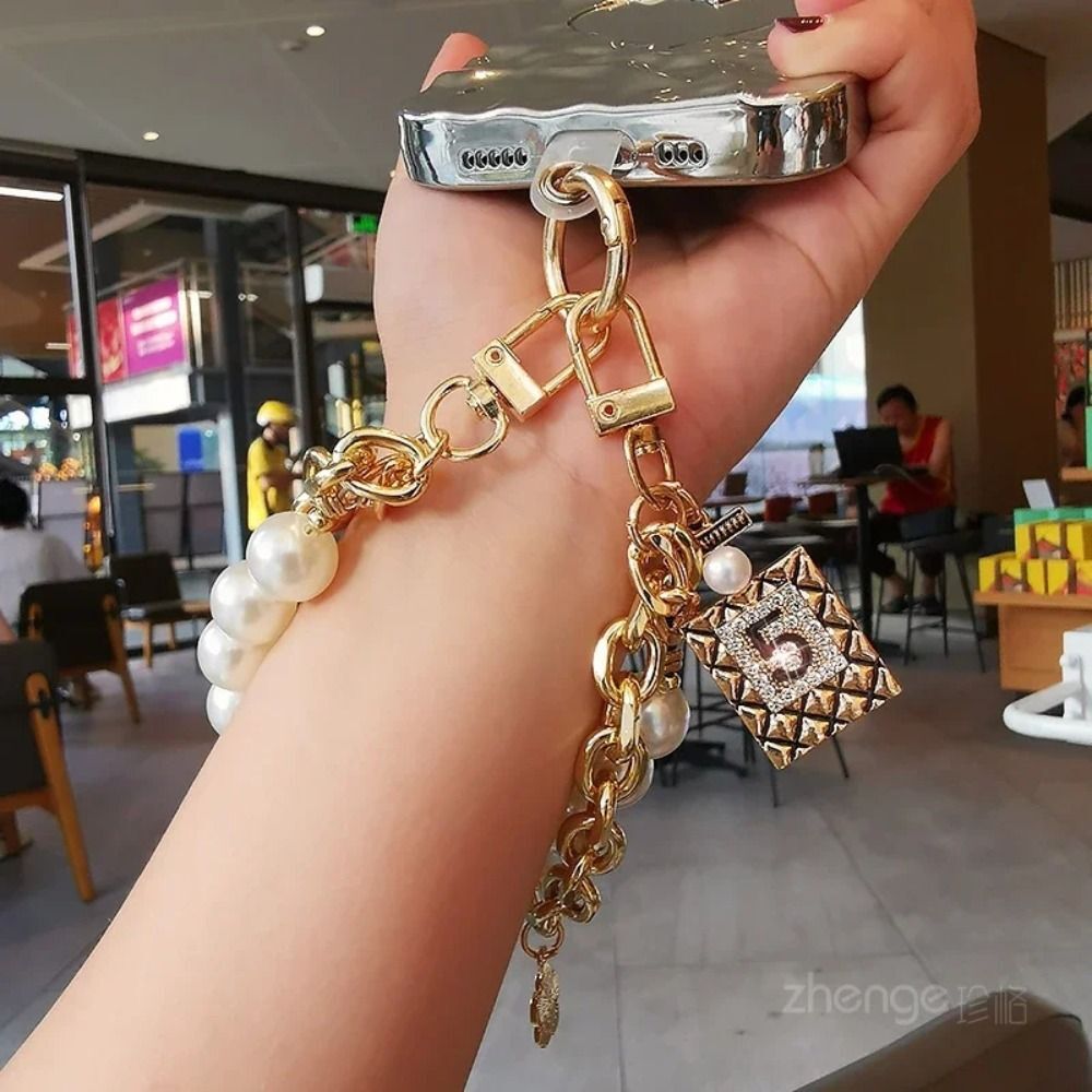 Double Chain Phone Pendant Gold/Silver Mobile Phone Lanyard Phone | eBay