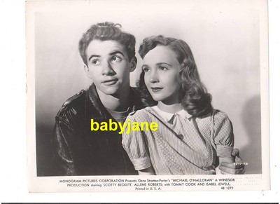 SCOTTY BECKETT ARLENE ROBERTS ORIGINAL 8X10 PHOTO 1948 MICHAEL O ...