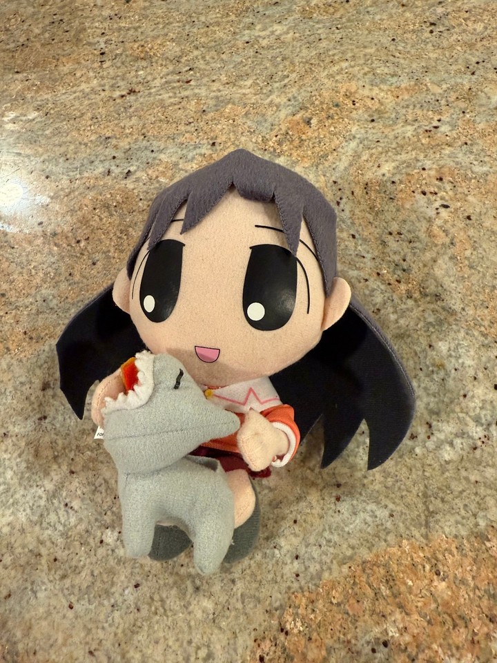 Azumanga Daioh Sakaki Feeding Kamineko Plush Doll Anime Manga | eBay