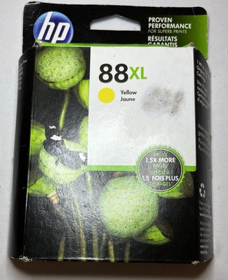 HP 88XL Yellow C9393A - HP Officejet Pro Sealed Expired 04/19 - NEW in ...