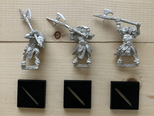 Warhammer Fantasy Citadel GW Chaos Beastmen 3x Bestigor Metal | eBay