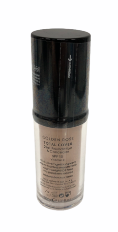 Golden Rose Total Cover 2in1 Foundation & Concealer SPF15 (30mL/1.01Oz ...