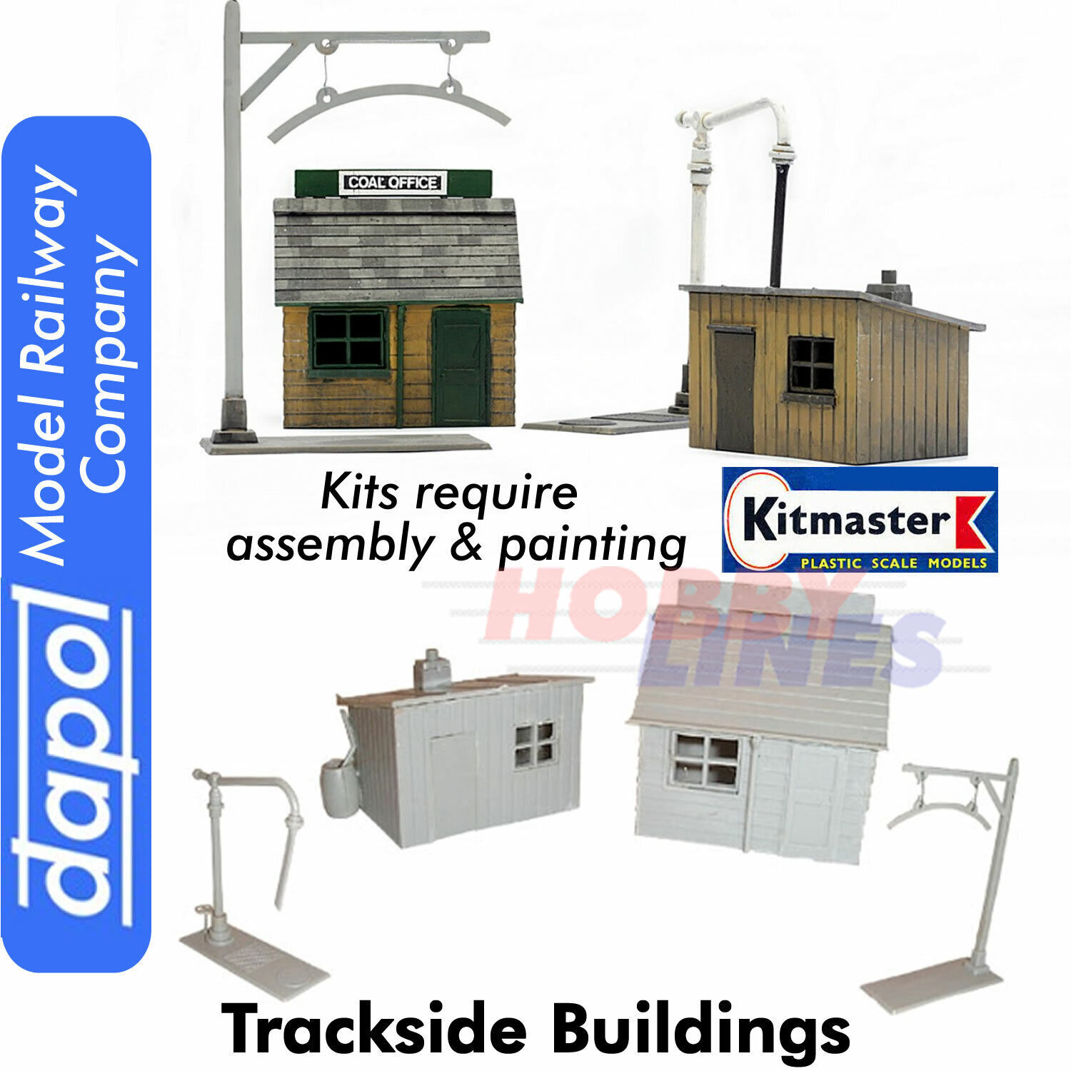 TRACKSIDE HUTS Model Railway KitMaster building Kit Dapol OO Gauge C011 5016927301101 | eBay