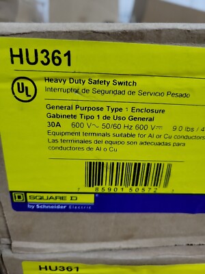 30 Amps & Under - Square D 30 Amp 600V