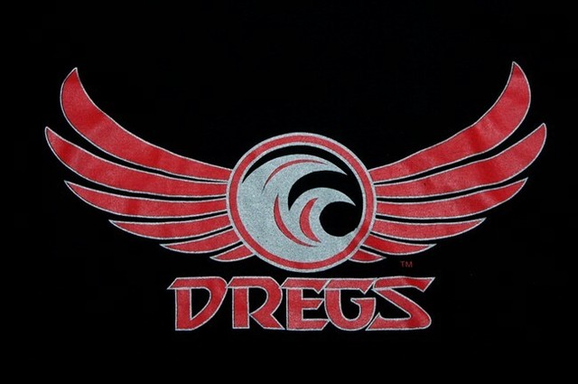 DREGS Longboard Skateboard Shirt Winged logo Black tee Youth MEDIUM | eBay