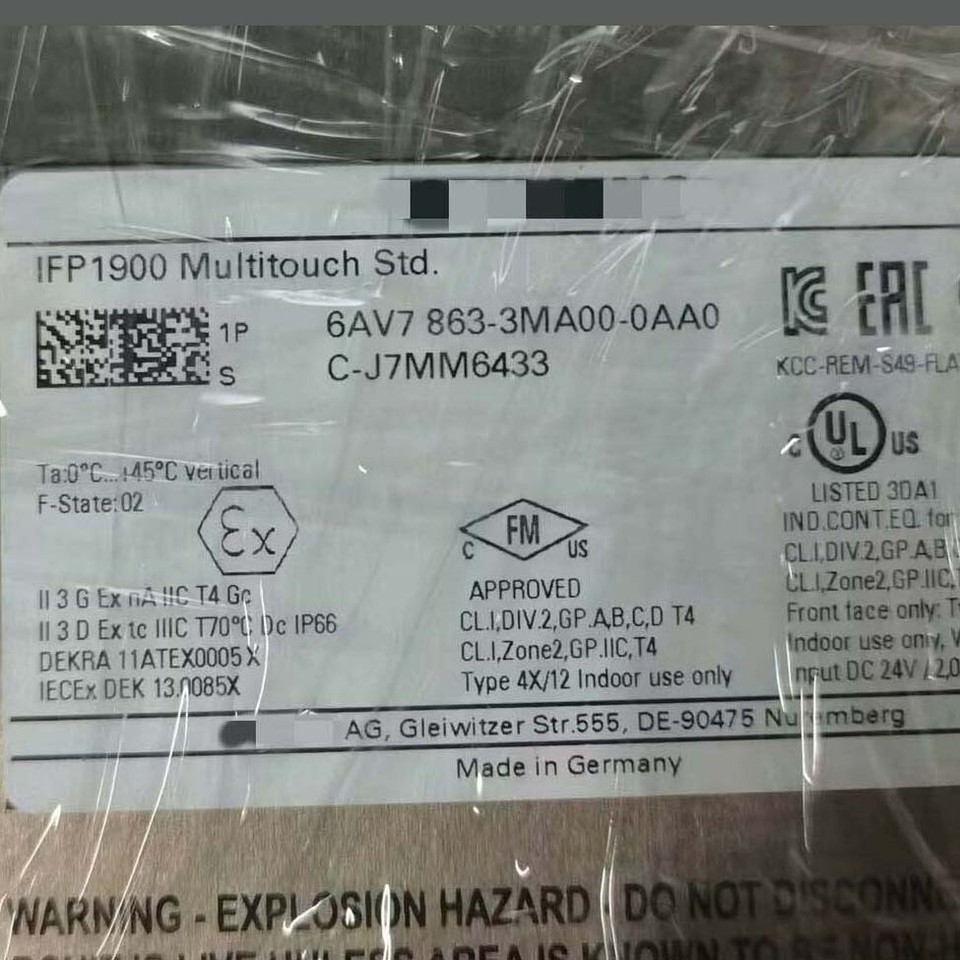 1PCS New Siemens 6AV7 863-3MA00-0AA0 6AV7863-3MA00-0AA0 Expedited Ship ...
