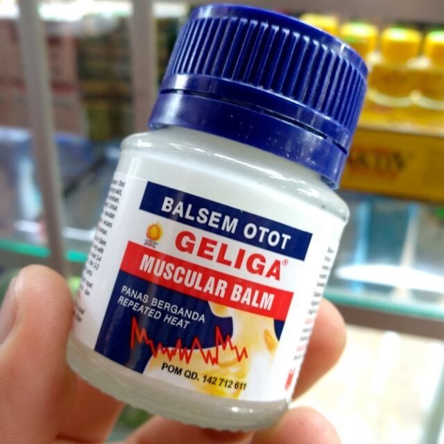 🔥NEW🔥 5 x Geliga muscular Balm Balsem Otot Geliga 40gr Neck Muscle Pain ...