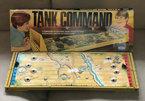 Vintage Retro Tank Command Board Game Ideal 1975 Retro War Military Toy ...