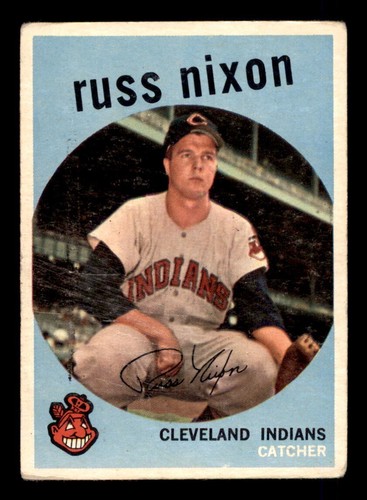 1959 Topps Baseball #344 Russ Nixon GD *e1 | eBay