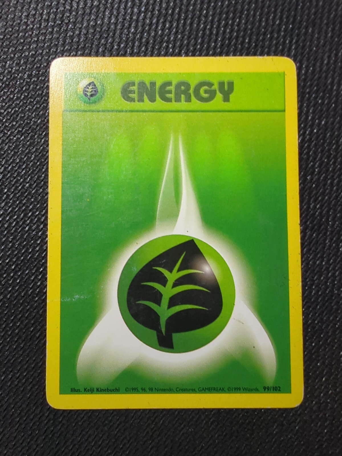 Pokémon TCG Grass Energy Base Set 99/102 Regular Unlimited Common | eBay