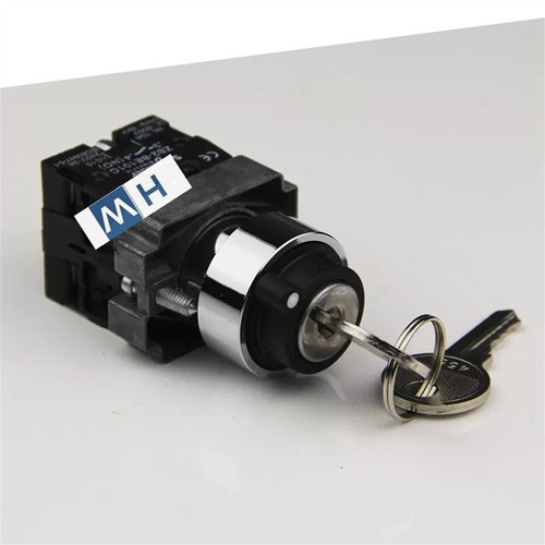 2/Piece NEW Key Selection Switch XB2BG53C XB2-BG53C 2NO 3-gear Self ...