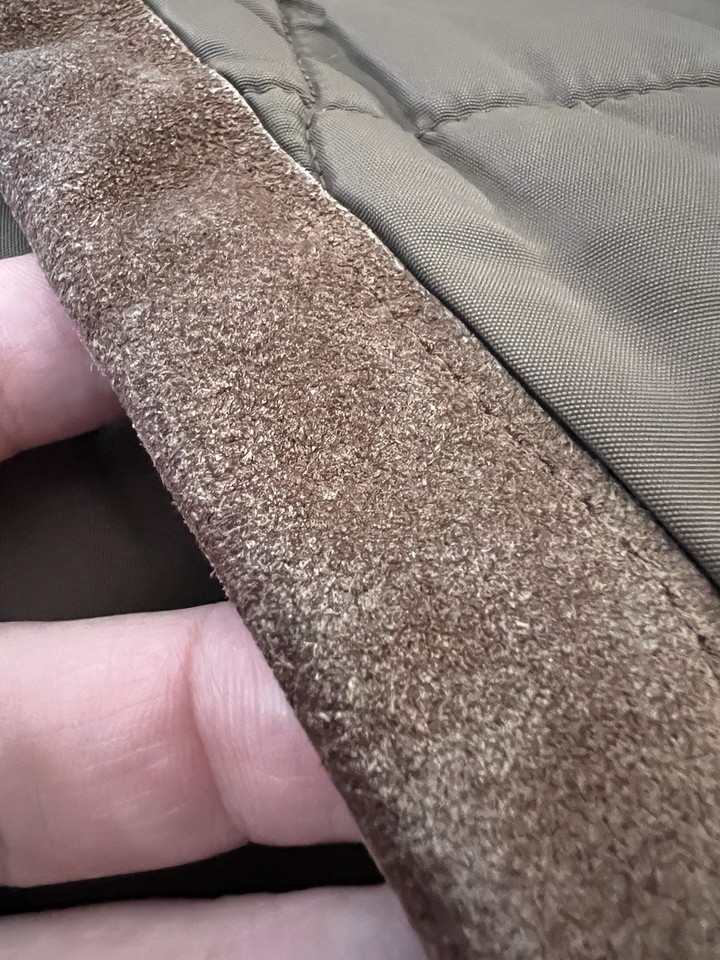 Vintage Bob Allen Shooting Jacket Men XL Brown Quilted Hunting USA Left ...