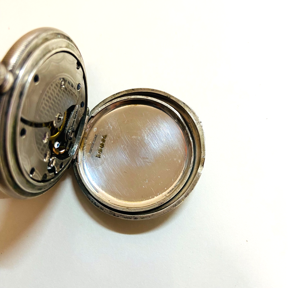 Antique 1900 Robert Brandt Women Pocket Watch Silver Switzerland 74091 ...