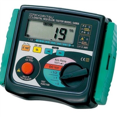 Auto Ramp Replace Kyoritsu 5402D Digital Kyoritsu 5406A Rcd Elcb Tester ...