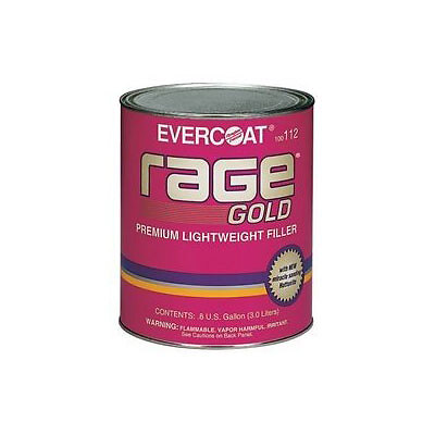 EVERCOAT Rage Gold 100112 Lightweight Premium Body Filler, 3 Liter Can ...