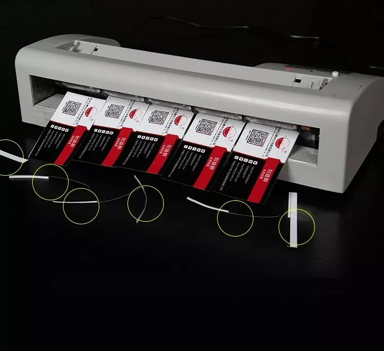 300B Automatic Name Card Slitter, business card cutting machine Name ...