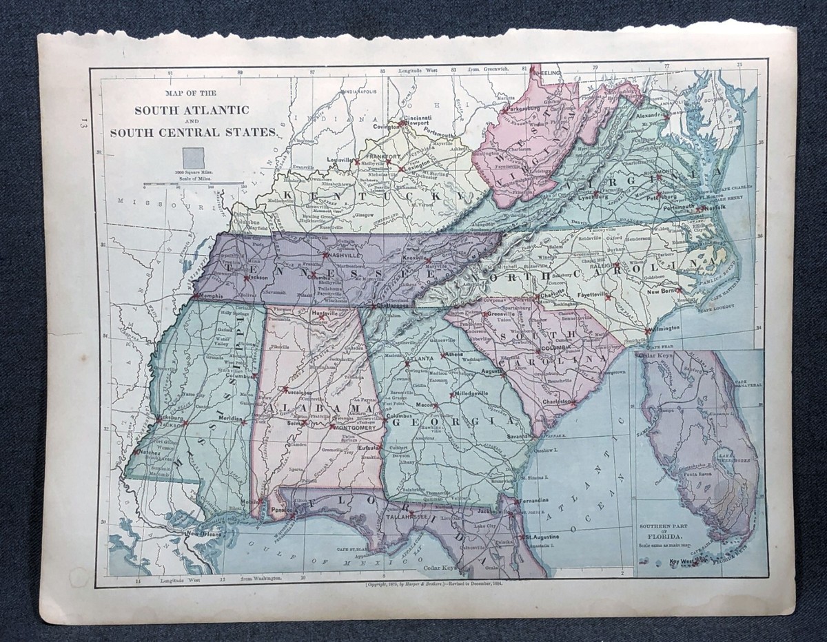 What Are The South Atlantic States Competing Transportation Lines