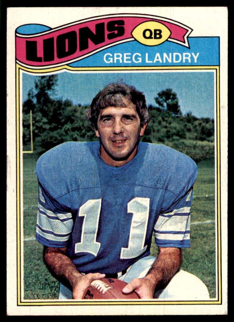 1977 Topps Greg Landry Football Card Detroit Lions #136 | eBay