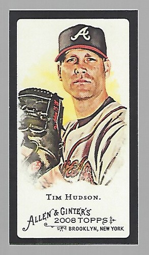 Tim Hudson 2008 Topps Allen and Ginter Mini Black Card# 221 | eBay