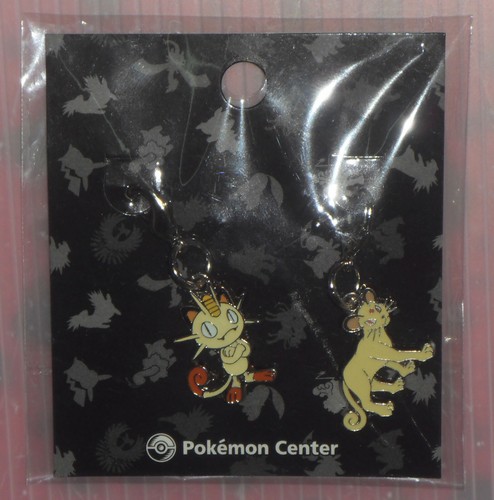 Japanese Pokemon Center 2009 Johto Limited Metal Charm Meowth Persian ...