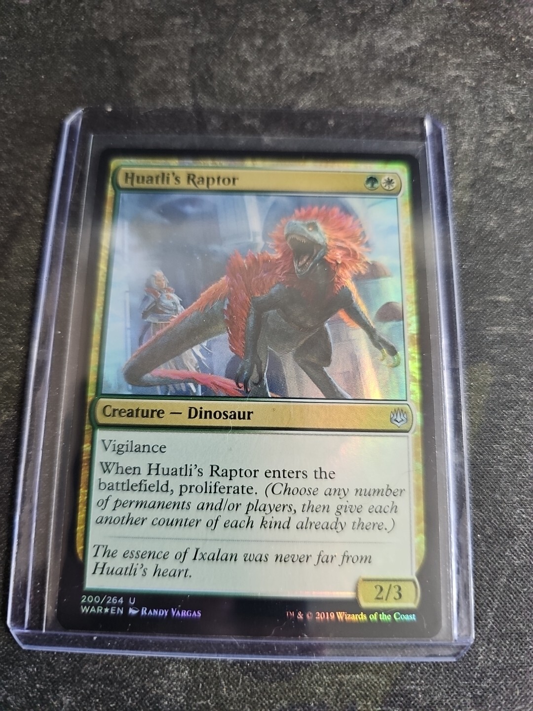 Huatli's Raptor War of the Spark Foil | eBay