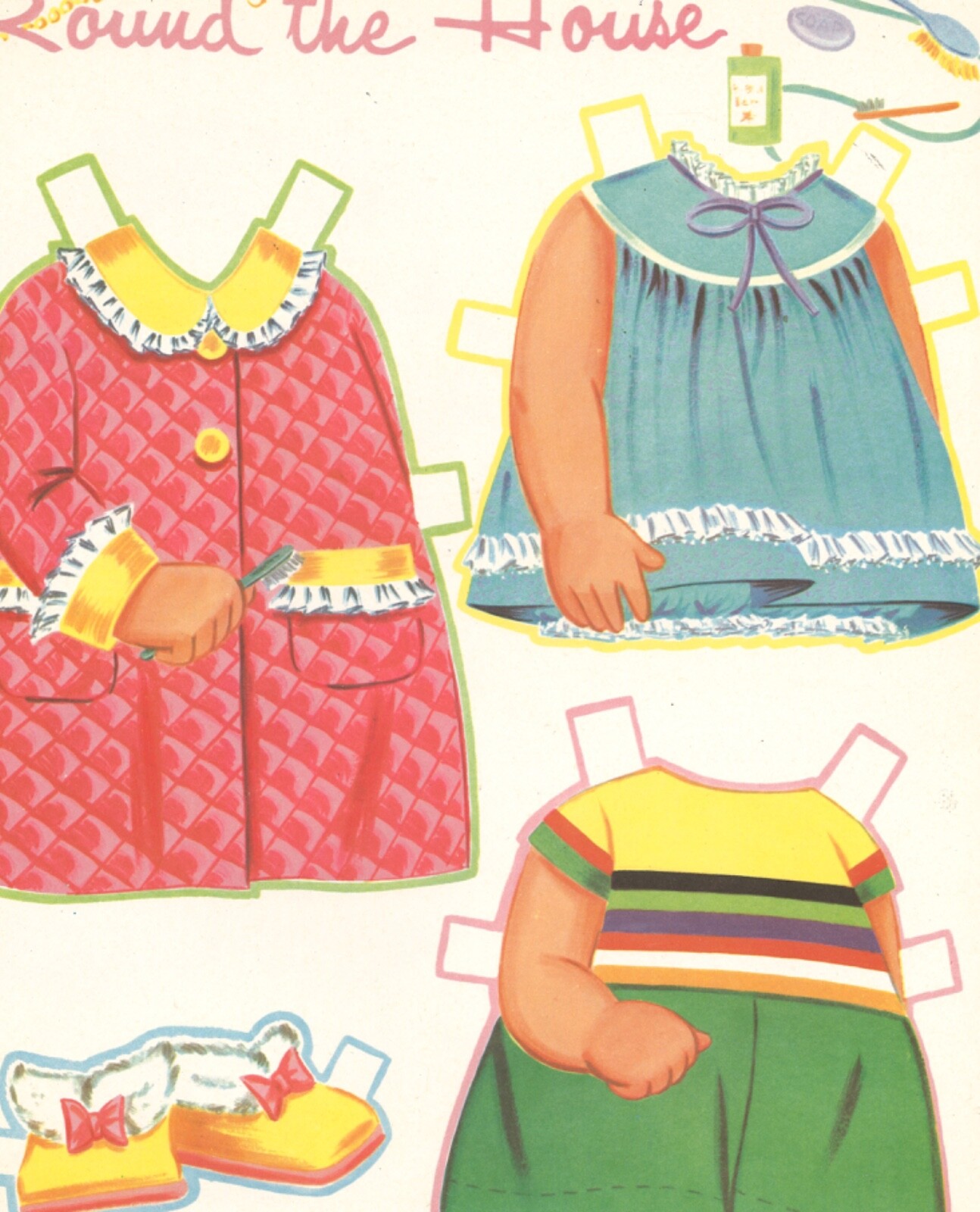 VINTAGE 1950S BIG BETTY LARGE PAPER DOLL ORIG SIZE UNCUT REPOR READ ALL ...