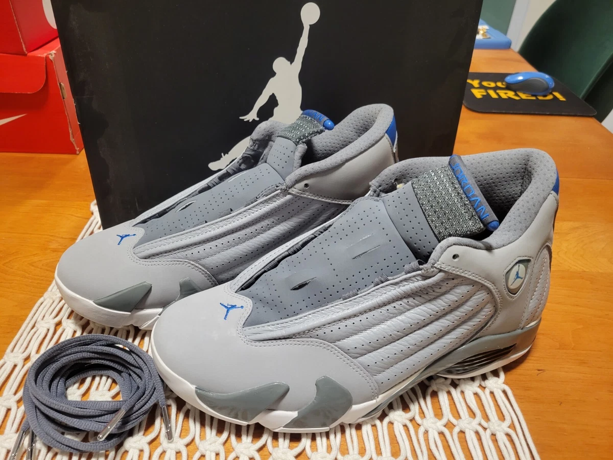 Jordans 14 Grey And Blue