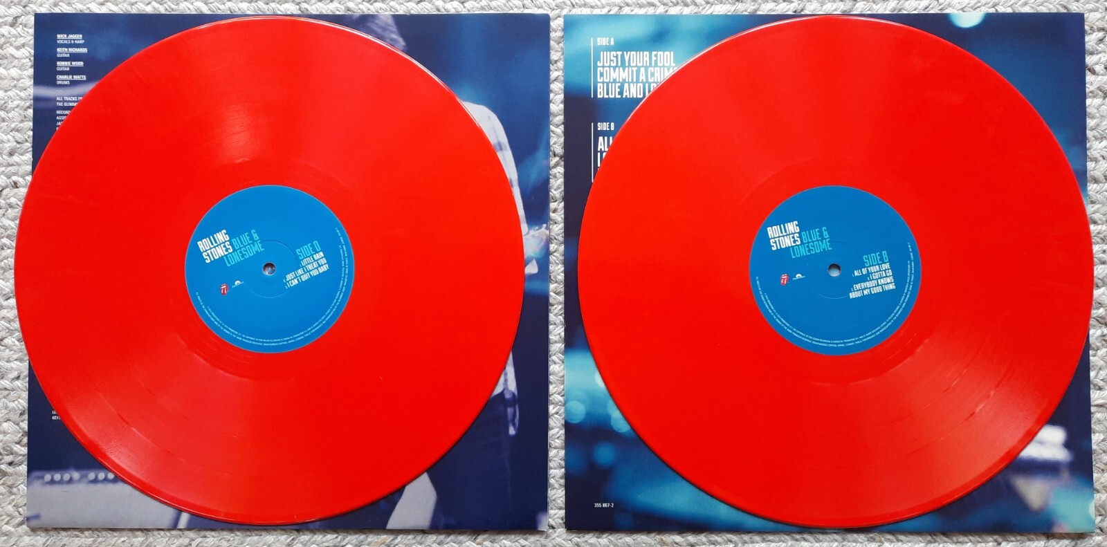 Rolling Stones Blue & Lonesome Red 2x LP Vinyl Carnaby Street Ltd 1000 ...
