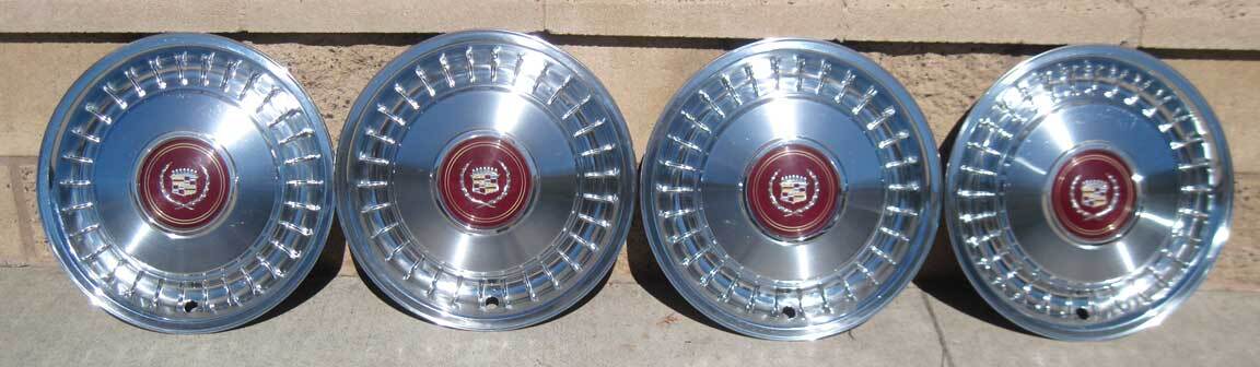 80s Cadillac Seville DeVille Fleetwood Brougham Hubcaps Set of 4 | 15 ...