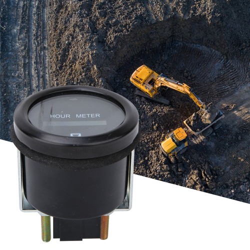 Indicator Light Hour Meter For Engineering Vehicle Generator 0-99999.9 ...