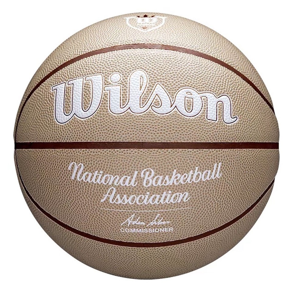 Wilson NBA Official Forge Plus Heritage Ball Indoor Outdoor Basketball ...