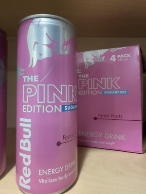 Rare Red Bull Pink Edition Forest Fruits Sugar Free In Hand 250ML | eBay