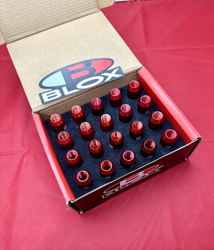 20PC BLOX Lug Nut M12 X 1.25 Red | eBay