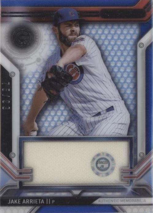 2016 Topps Strata - Clearly Authentic Relics Jake Arrieta #CAR-JAR Blue ...
