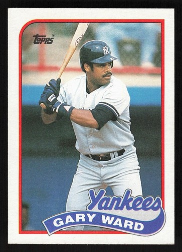 1989 Topps Gary Ward #302 New York Yankees | eBay