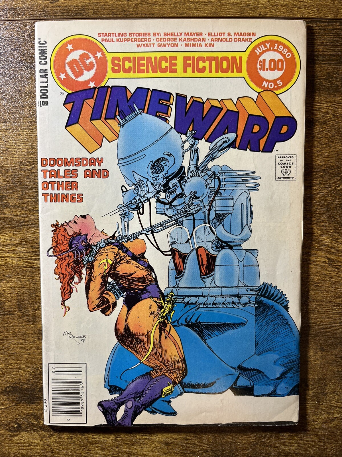 TIME WARP 5 VIC CATAN JR COVER GEORGE KASHDAN STORY DC COMICS 1980 ...