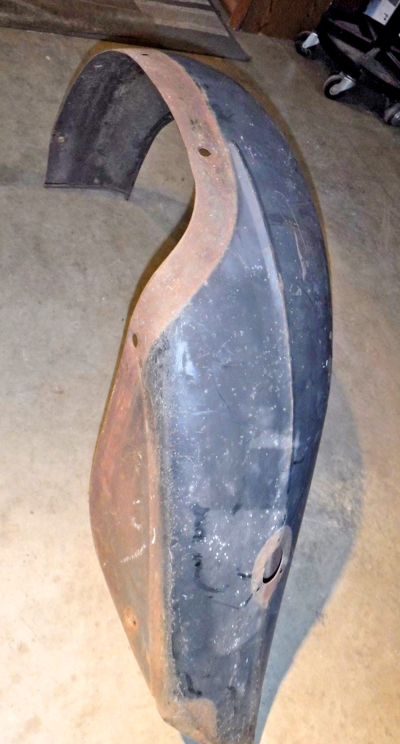MG TD Rear Right Fender- Rustfree Nice Original Paint--T #2 | eBay