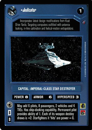 Star Wars CCG Death Star II Judicator | eBay