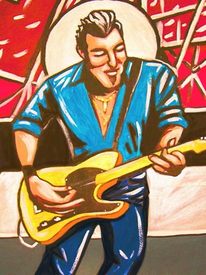 BRUCE SPRINGSTEEN PRINT poster e street band live new york cd fender ...